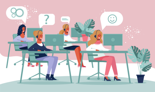 What are the two basic concepts on how to build a contact center? | con4PAS